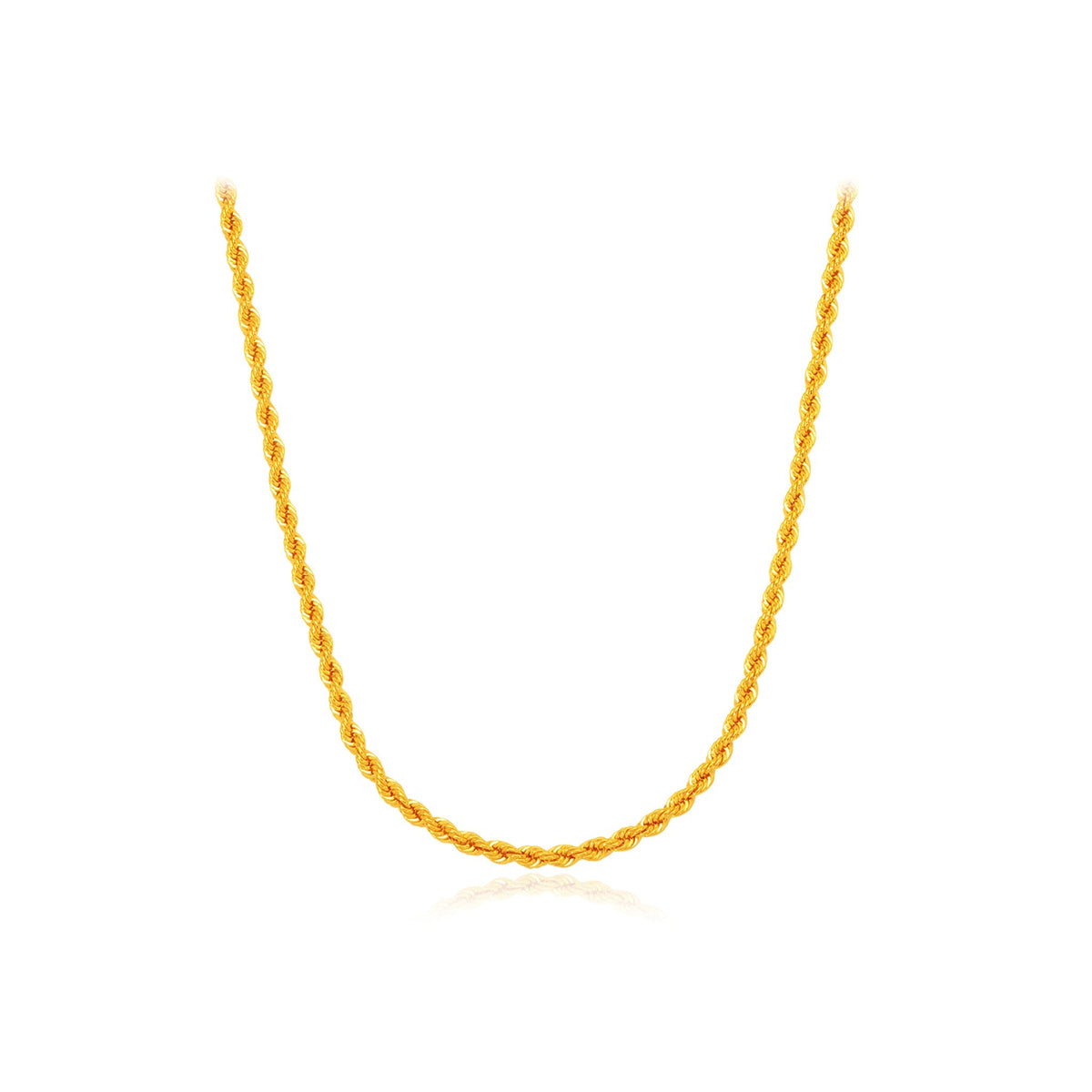 916 Gold Rope Chain (Solid) – MoneyMax Jewellery