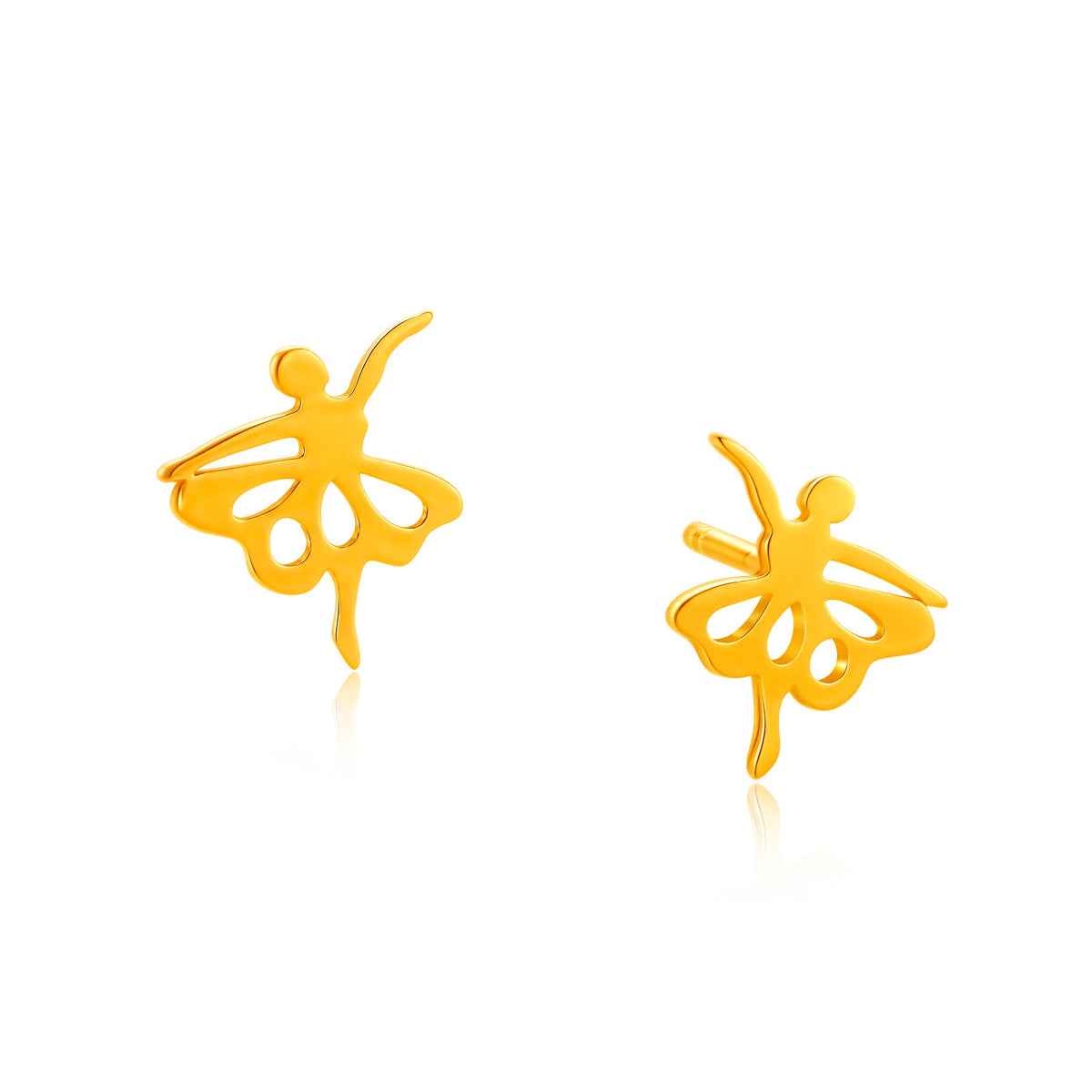 916 Gold Dancing Ballerina Earrings – MoneyMax Jewellery
