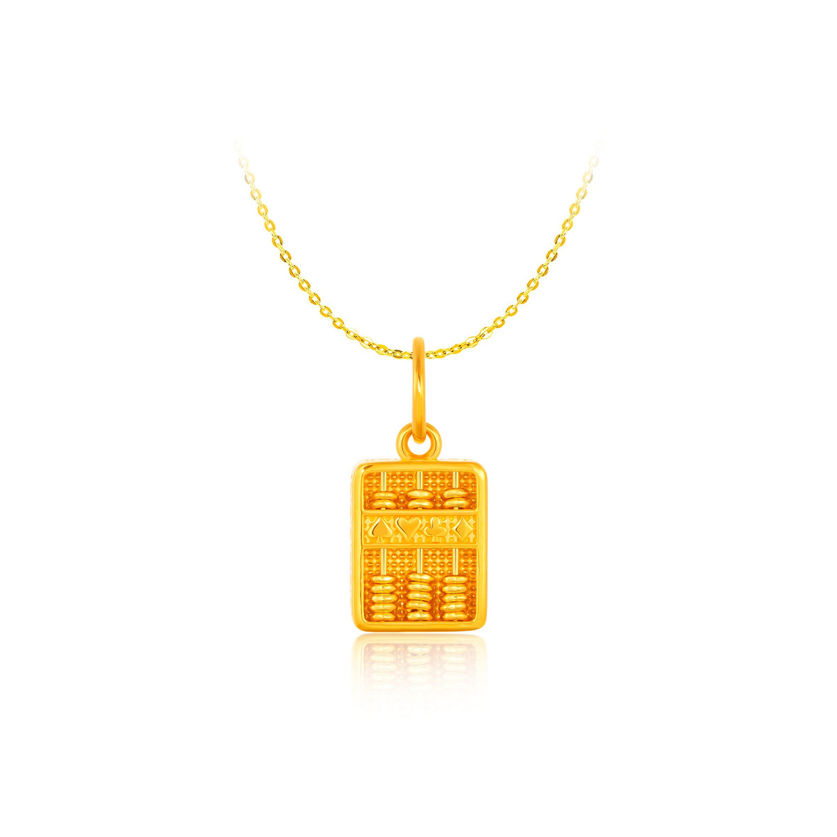 916 Gold Infinite Wealth Abacus Pendant – MoneyMax Jewellery