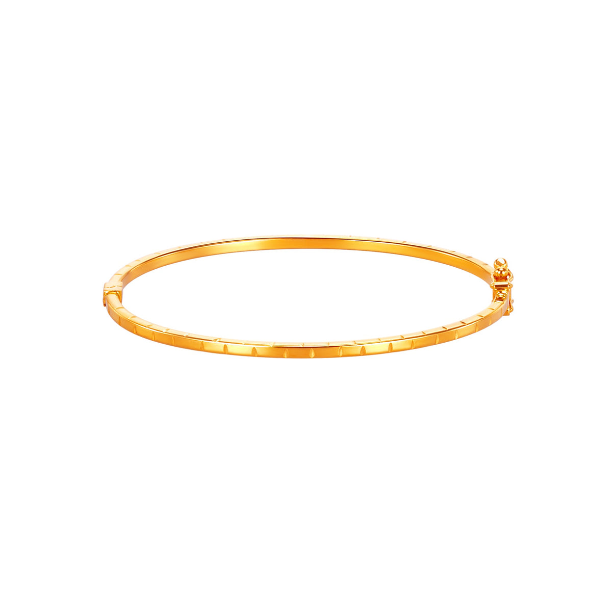 916 Gold Linear Luxe Bangle – MoneyMax Jewellery